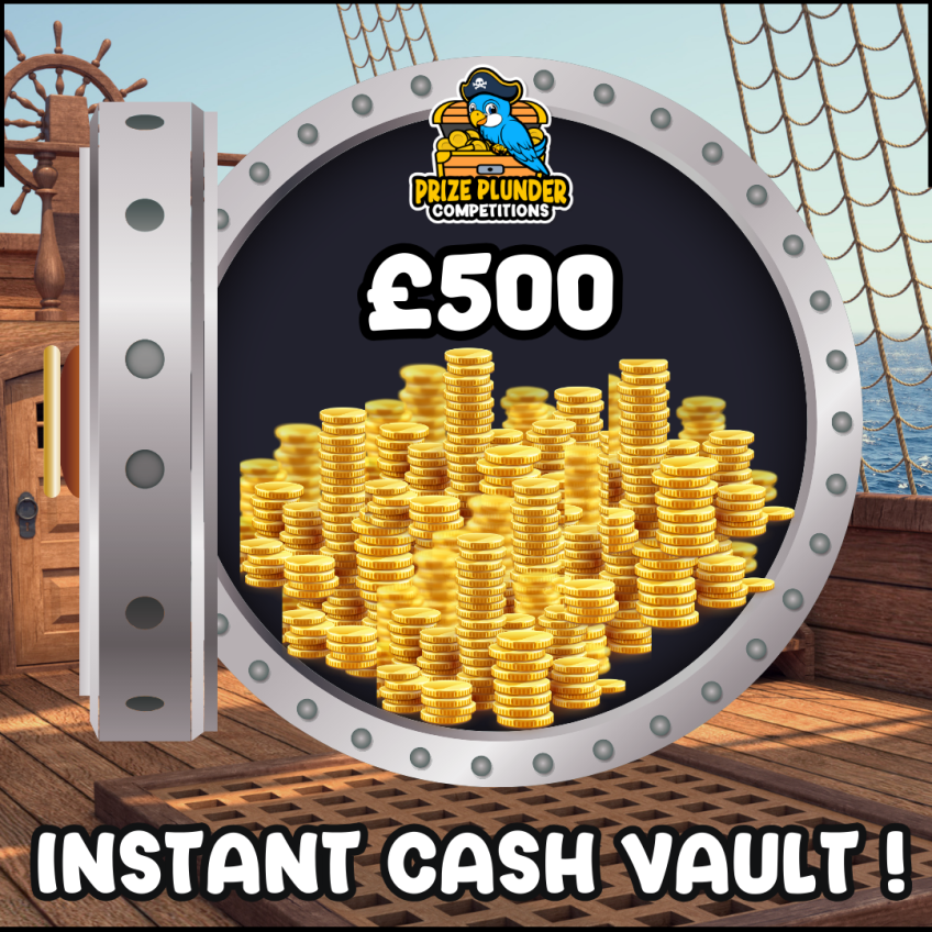 £500 CASH VAULT with instant wins (2) – Prize Plunder Ltd