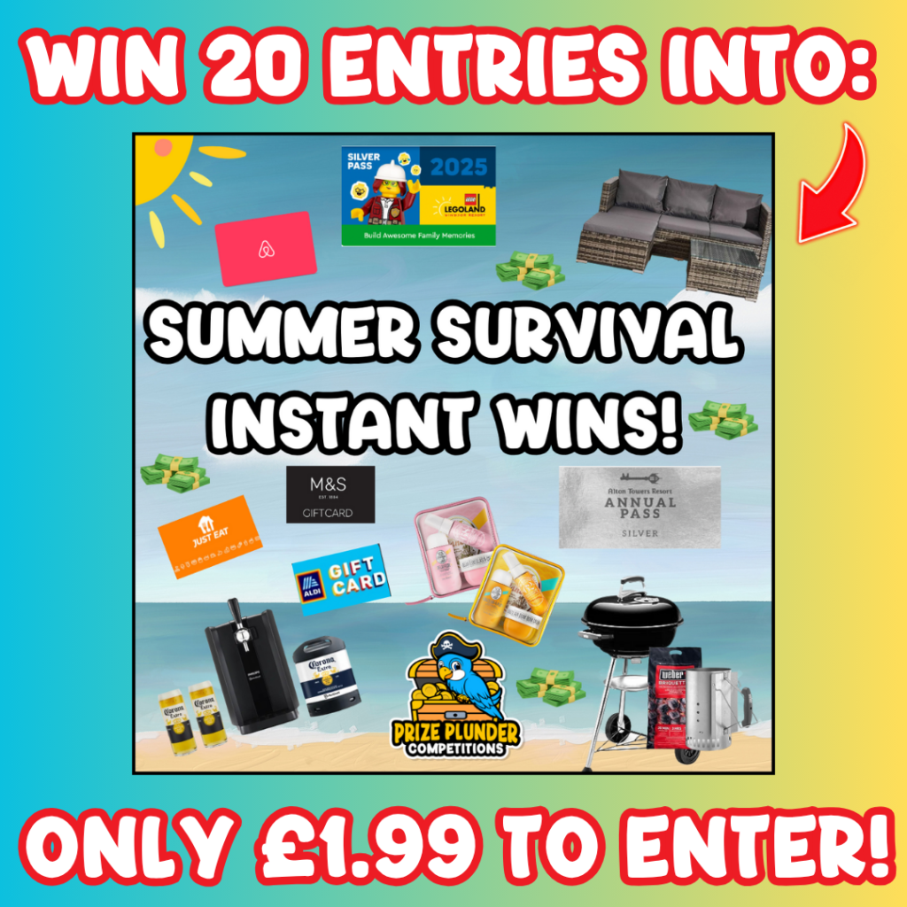 20 entries into Summer Survival! (5) – Prize Plunder Ltd